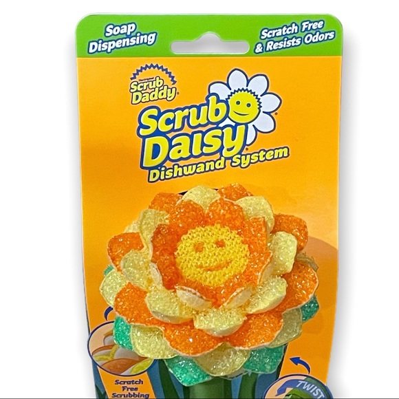 Scrub Daddy | Kitchen | Scrub Daisy Daddy Dishwand System With Base New ...